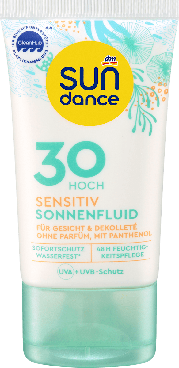 SUNDANCE Sensitiv fluid za sunčanje za lice i dekolte, SPF 30, 50 ml | dm Bosna i Hercegovina