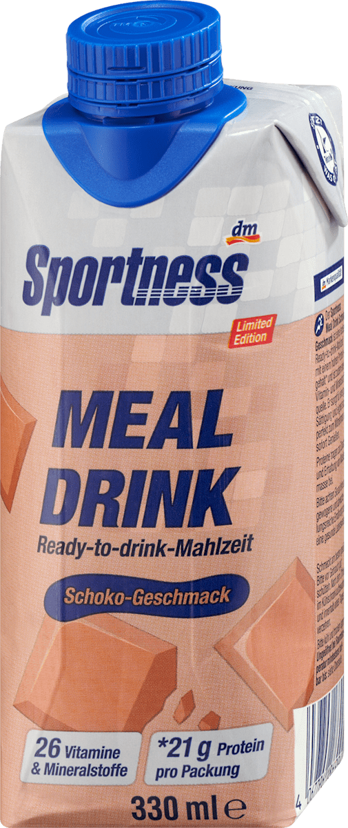 Sportness Meal Drink, Schoko Geschmack, 330 ml dauerhaft günstig online ...