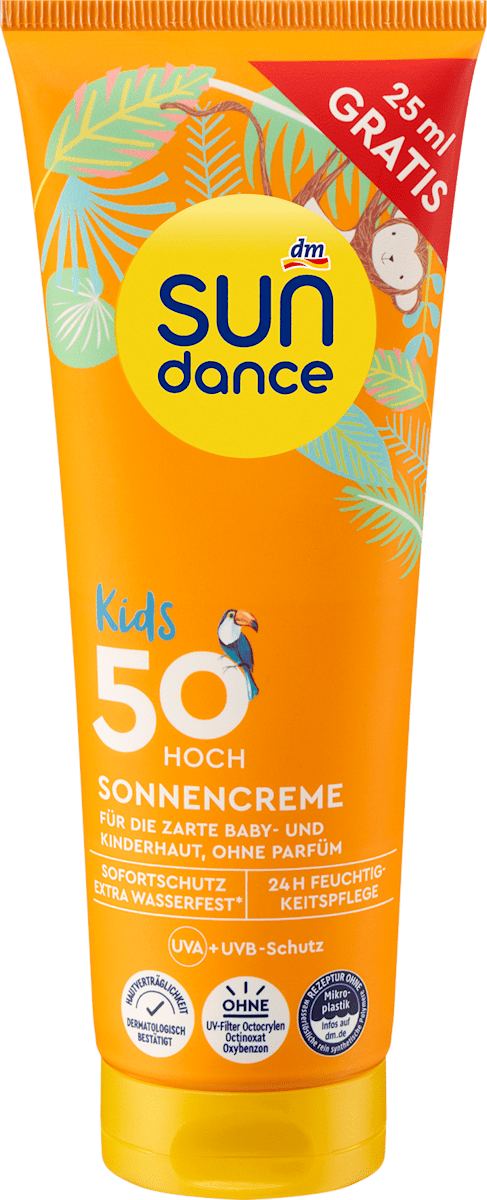 SUNDANCE Kids mlijeko za sunčanje, SPF50, 125 ml | dm Bosna i Hercegovina