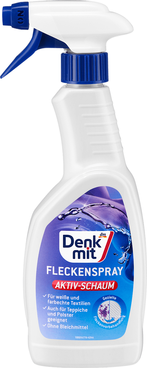 Denkmit Fleckenentferner Spray für Weiß- & Buntwäsche, 500 ml dauerhaft ...