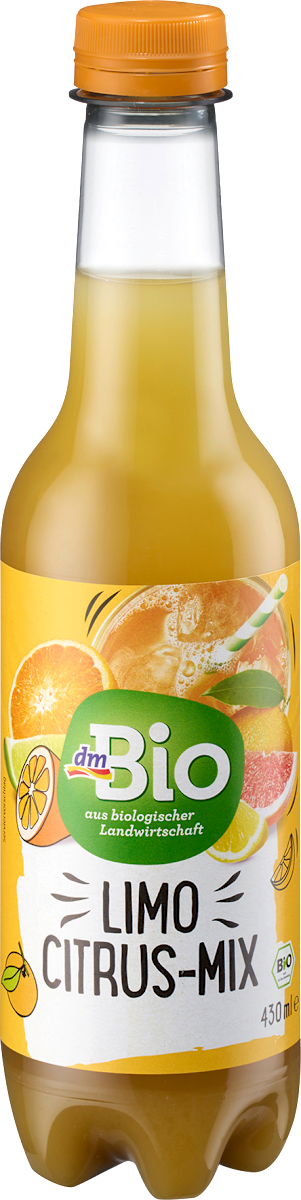 dmBio Erfrischungsgetränk, Limo Citrus-Mix, 430 ml EINWEG dauerhaft ...