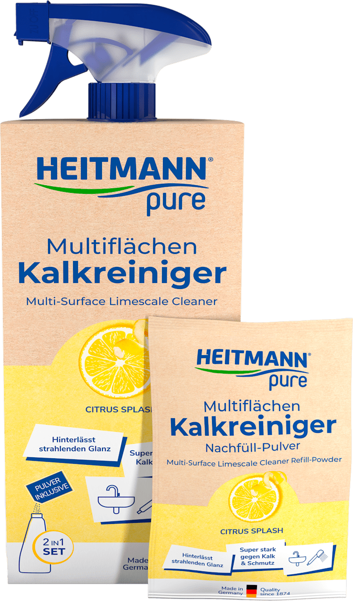 HEITMANN pure pure 2 IN 1 set: univerzalno sredstvo protiv kamenca ...