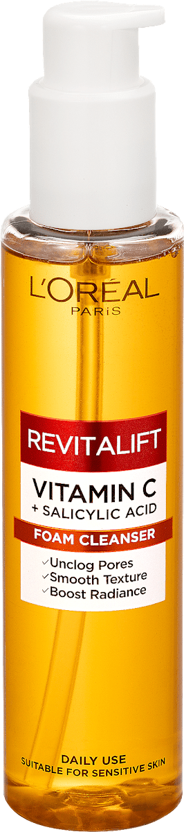 L'ORÉAL PARiS REVITALIFT Arctisztító hab C-vitaminnal Clinical, 150 ml ...
