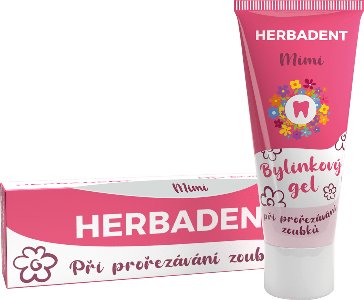 Herbadent Mimi bylinkový gel při prořezávání zoubků, 25 g | dm.cz