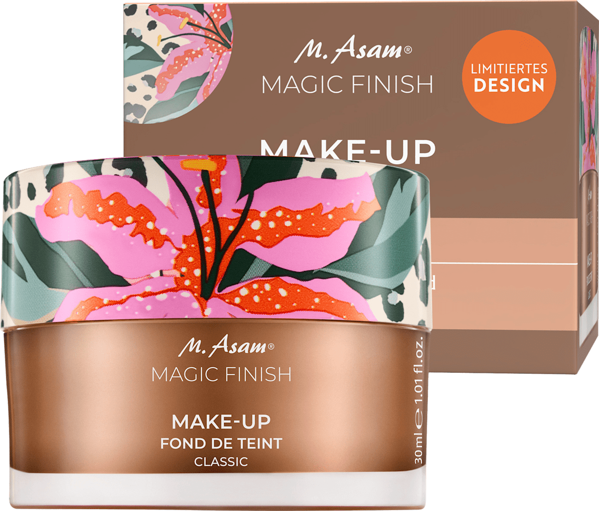 M. Asam Foundation Flower Edition Make-Up Classic, 30 ml dauerhaft ...