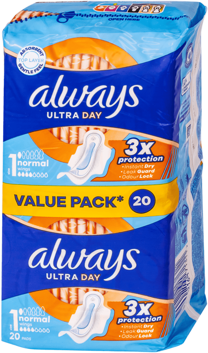 always ULTRA 1, higijenski ulošci, 20 kom | dm.rs