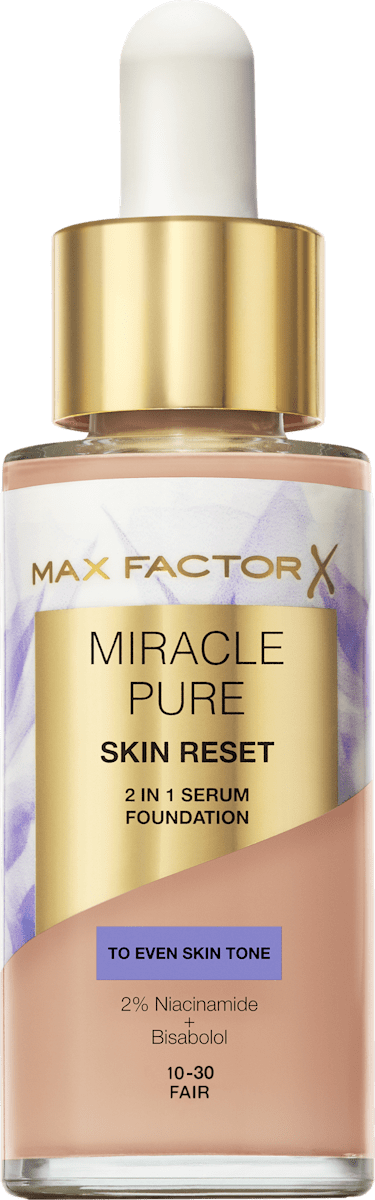 MAX FACTOR make-up a sérum 2 v 1 Miracle Pure 10-30 Fair, 30 ml | dm.cz