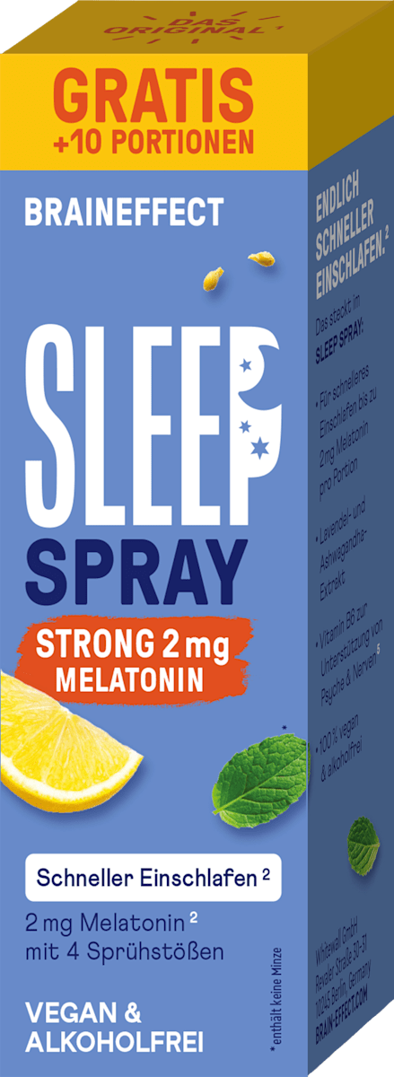 BRAINEFFECT Sleep Spray Strong Minze, 20 ml dauerhaft günstig online ...