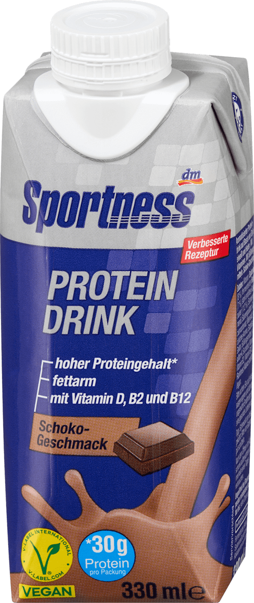 Sportness Protein Drink, Schoko Geschmack, trinkfertig, 330 ml ...