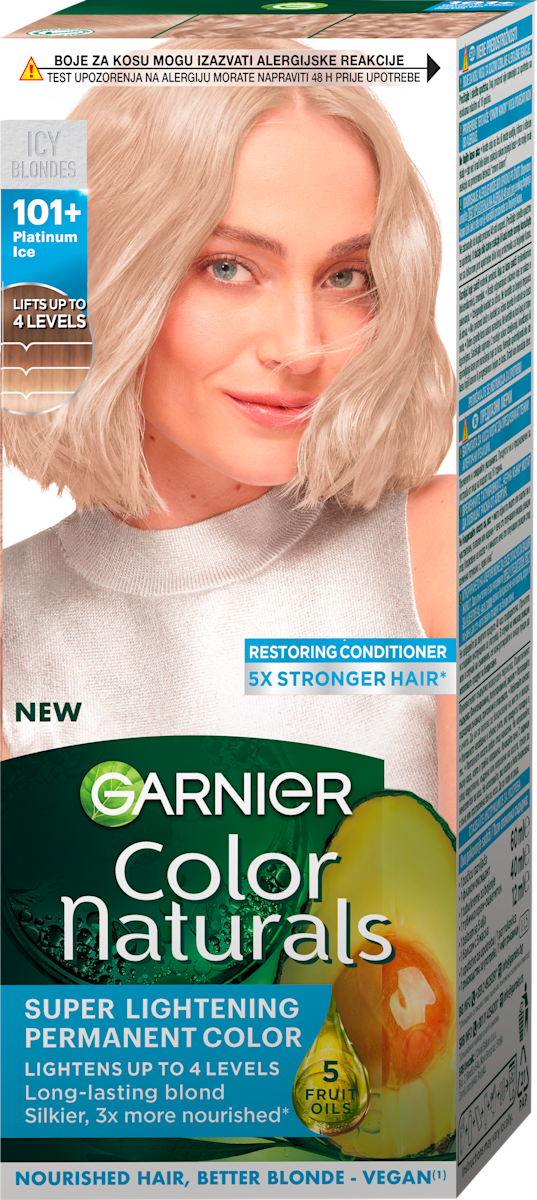 GARNIER Color naturals Boja za kosu – 101+ Platinum Ice, 1 kom. | dm ...