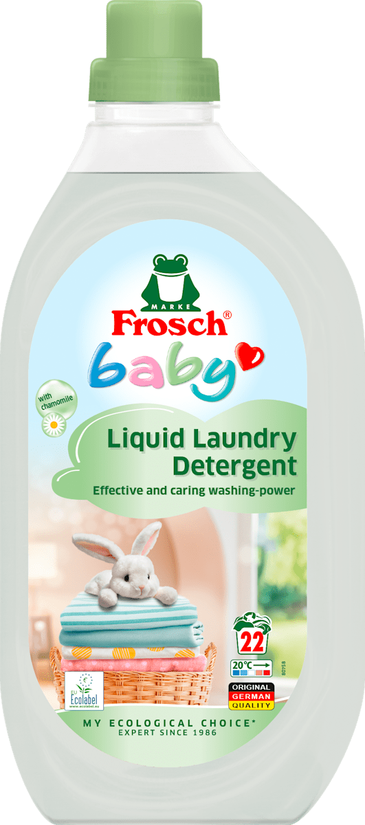 Frosch baby Течен препарат за пране с аромат на лайка, 22 пранета, 1,5 ...