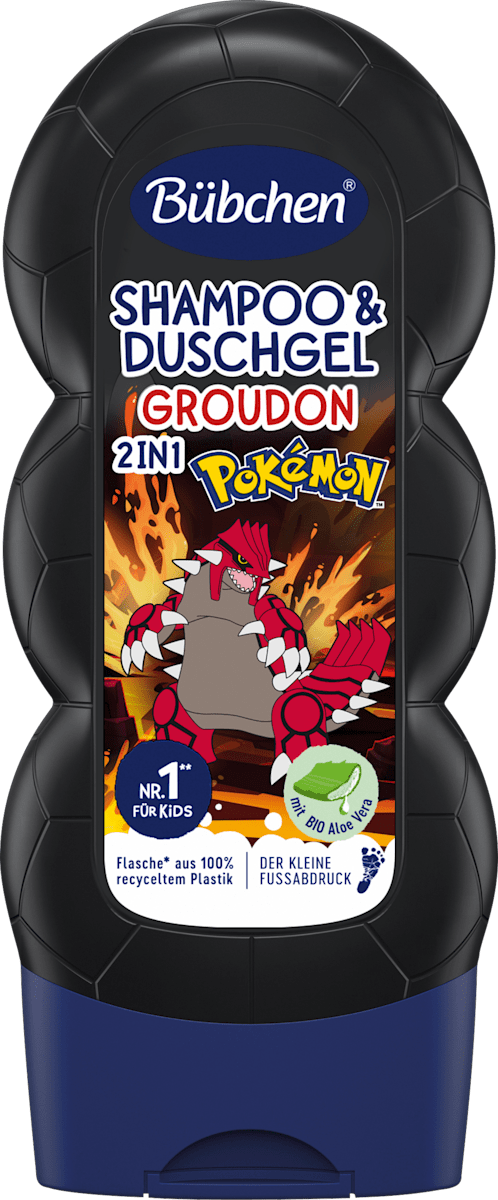 Bübchen Kinder Shampoo & Duschgel Pokemon Legends, 230 ml dauerhaft ...