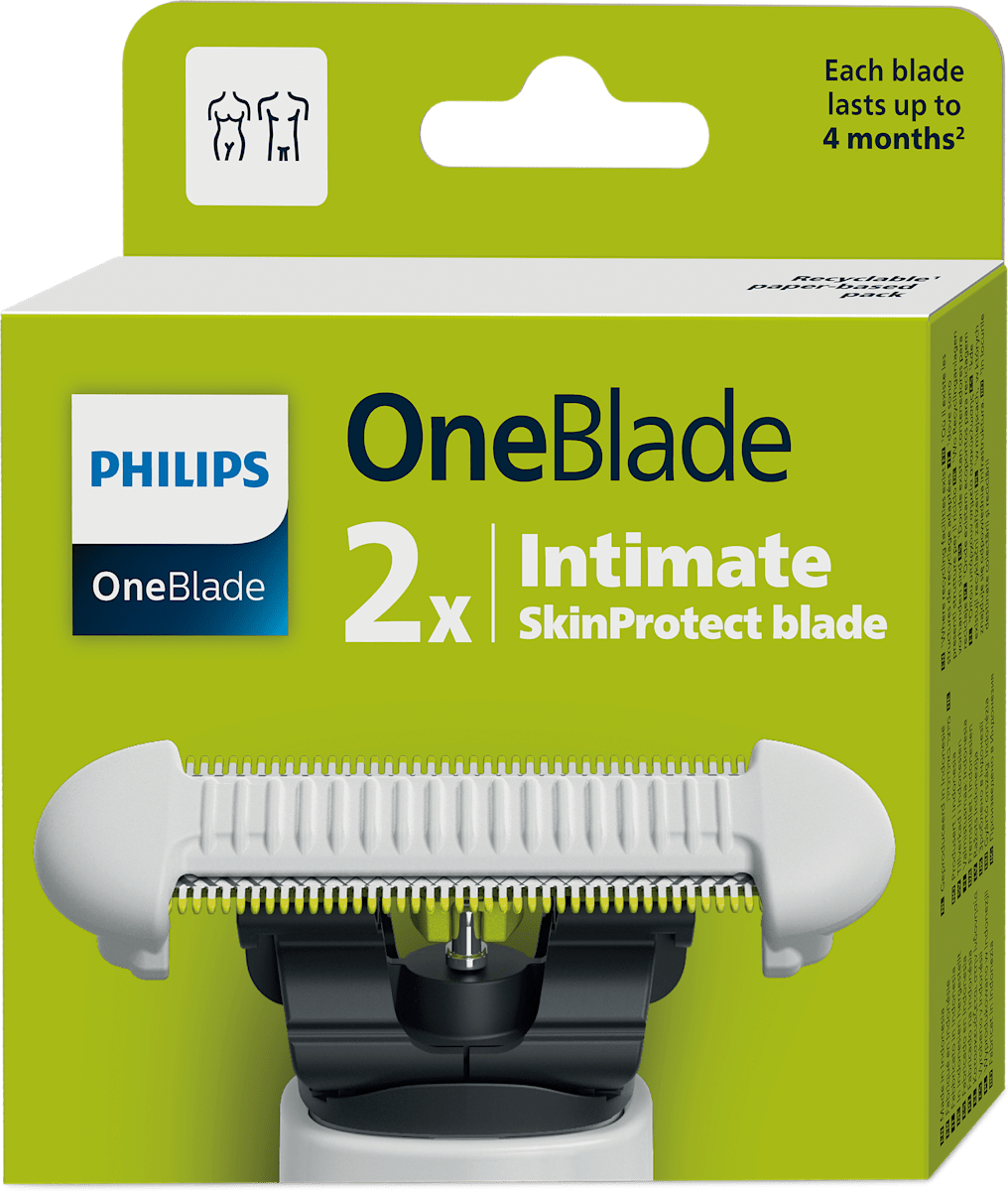 PHILIPS OneBlade Резервни ножчета за бръснене OneBlade Intimate, жени ...