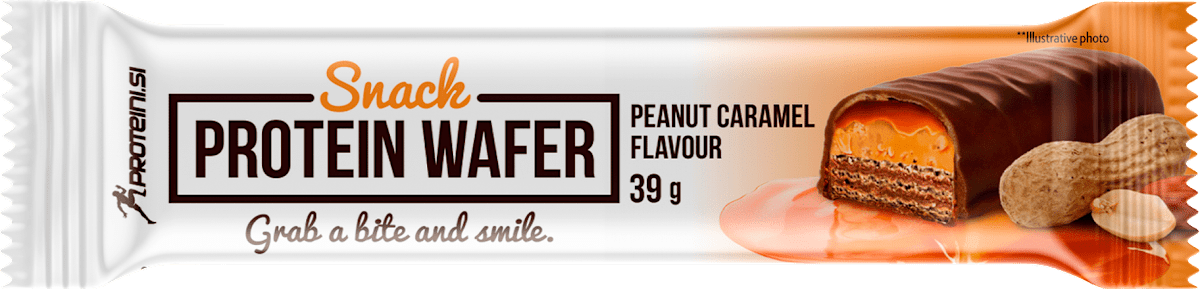 proteini.si Snack Protein Wafer – kikiriki-karamela, 39 g | dm.hr