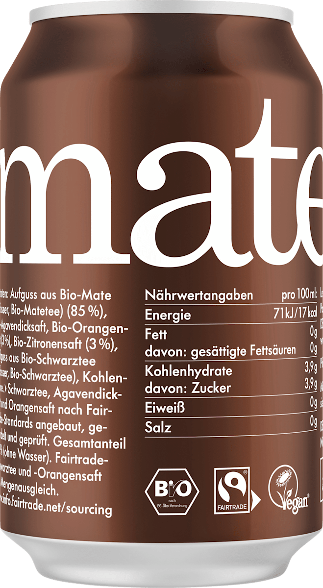 ChariTea Eistee, Chari Tea Mate, 0,33 l EINWEG dauerhaft günstig online ...