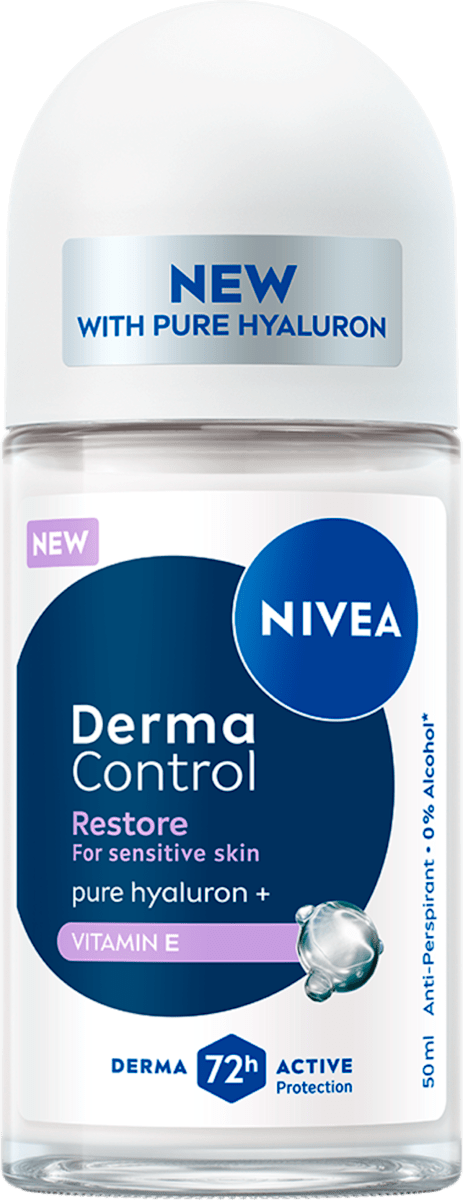 NIVEA Deodorant roll-on Derma Control Restore, 50 ml | dm.ro