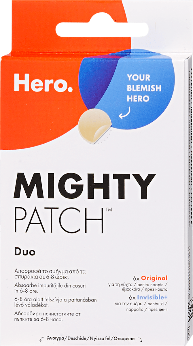Hero. Mighty Patch Duo Original & Invisible+ – Pattanás Elleni Tapasz ...