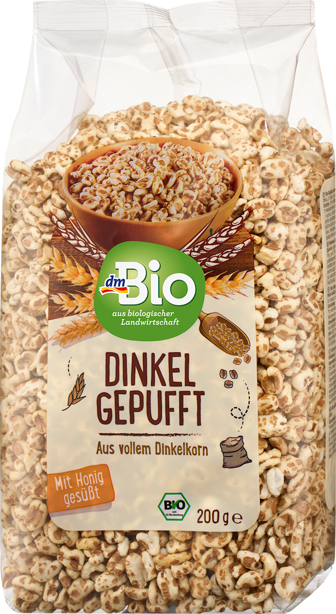 dmBio Dinkel, gepufft, 200 g dauerhaft günstig online kaufen | dm.de