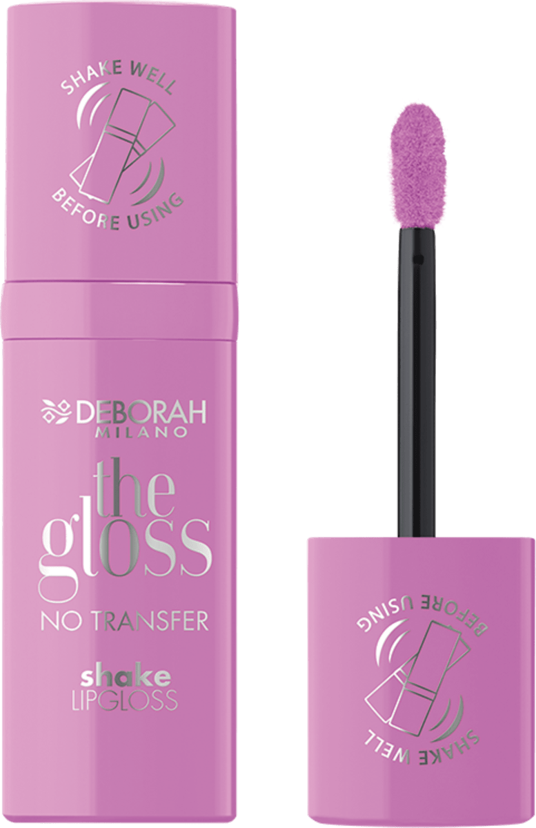 DEBORAH MILANO Glos za ustnice the gloss no transfer shake, 03 Light ...