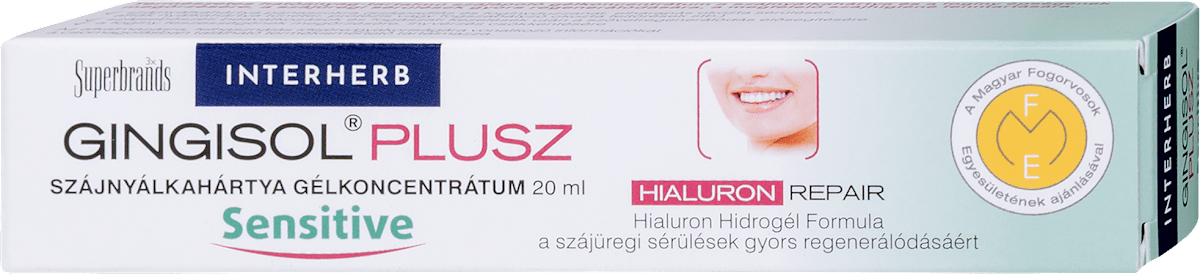 Gingisol Szájnyálkahártya gél Plusz Sensitive, 20 ml | dm.hu