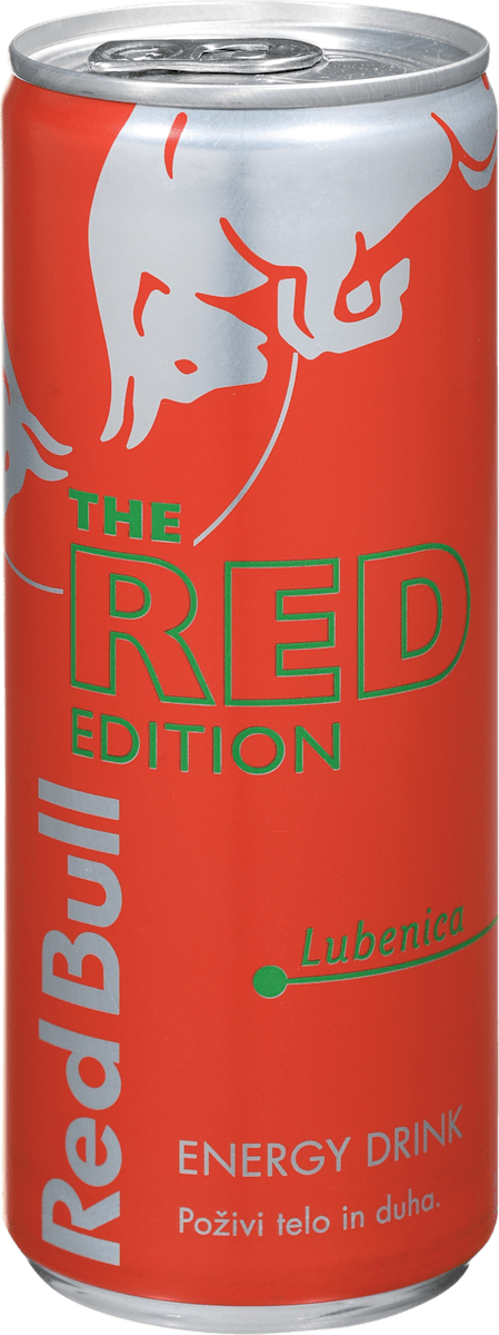 Red Bull Energijska pijača z okusom lubenice The Red Edition, 250 ml ...