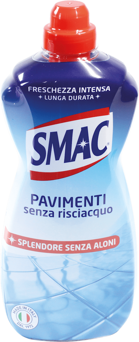 Smac Detergente pavimenti senza risciacquo freschezza intensa, 1 l | dm ...