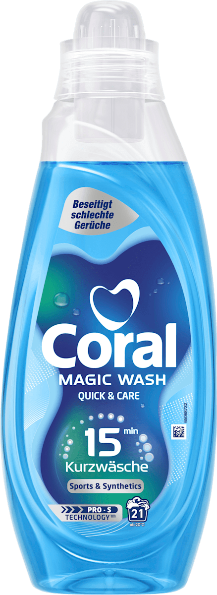 Coral Waschmittel Flüssig Magic Wash Sports & Synthetics, 21 Wl | dm.at