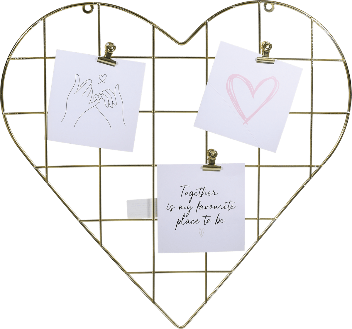 Paradies Kovinsko stojalo za slike v obliki srca, 1 kos | dm.si