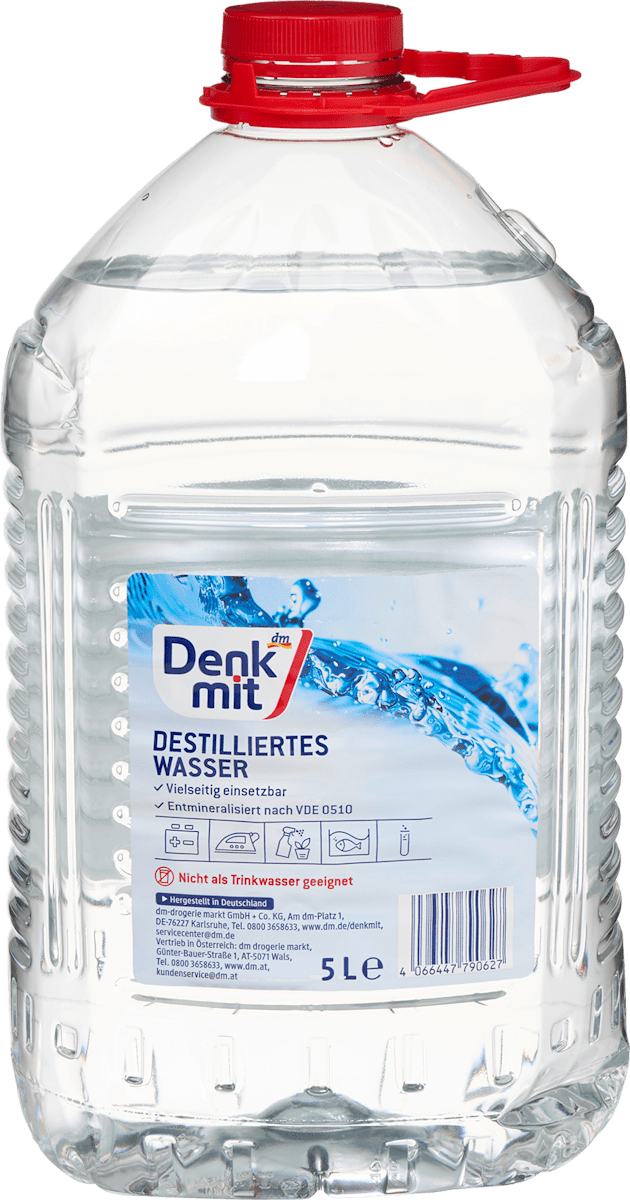 Denkmit Destilliertes Wasser, 5 l dauerhaft günstig online kaufen | dm.de