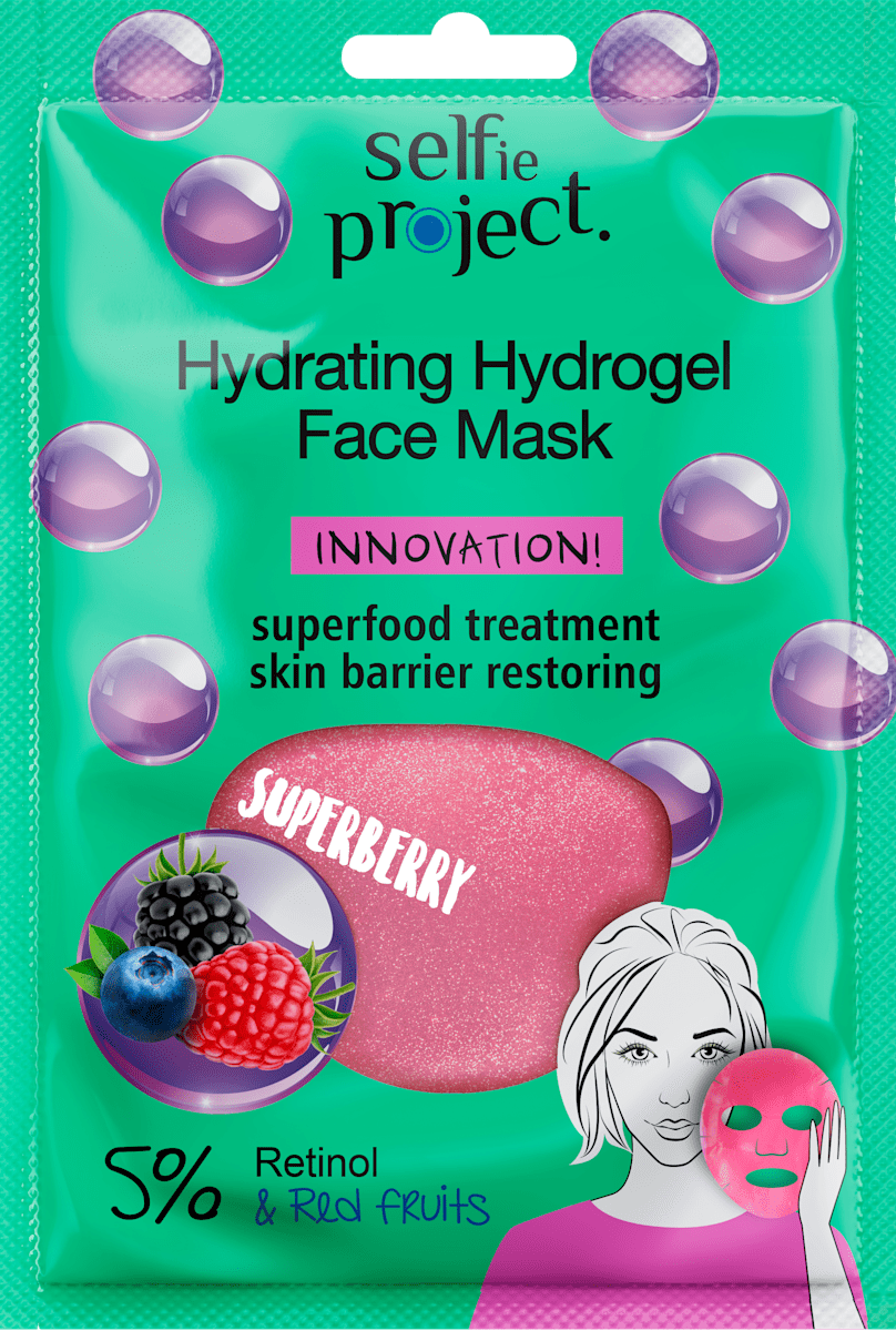Selfie Project Tuchmaske Hydrating Hydrogel Superberry, 1 St | dm.at