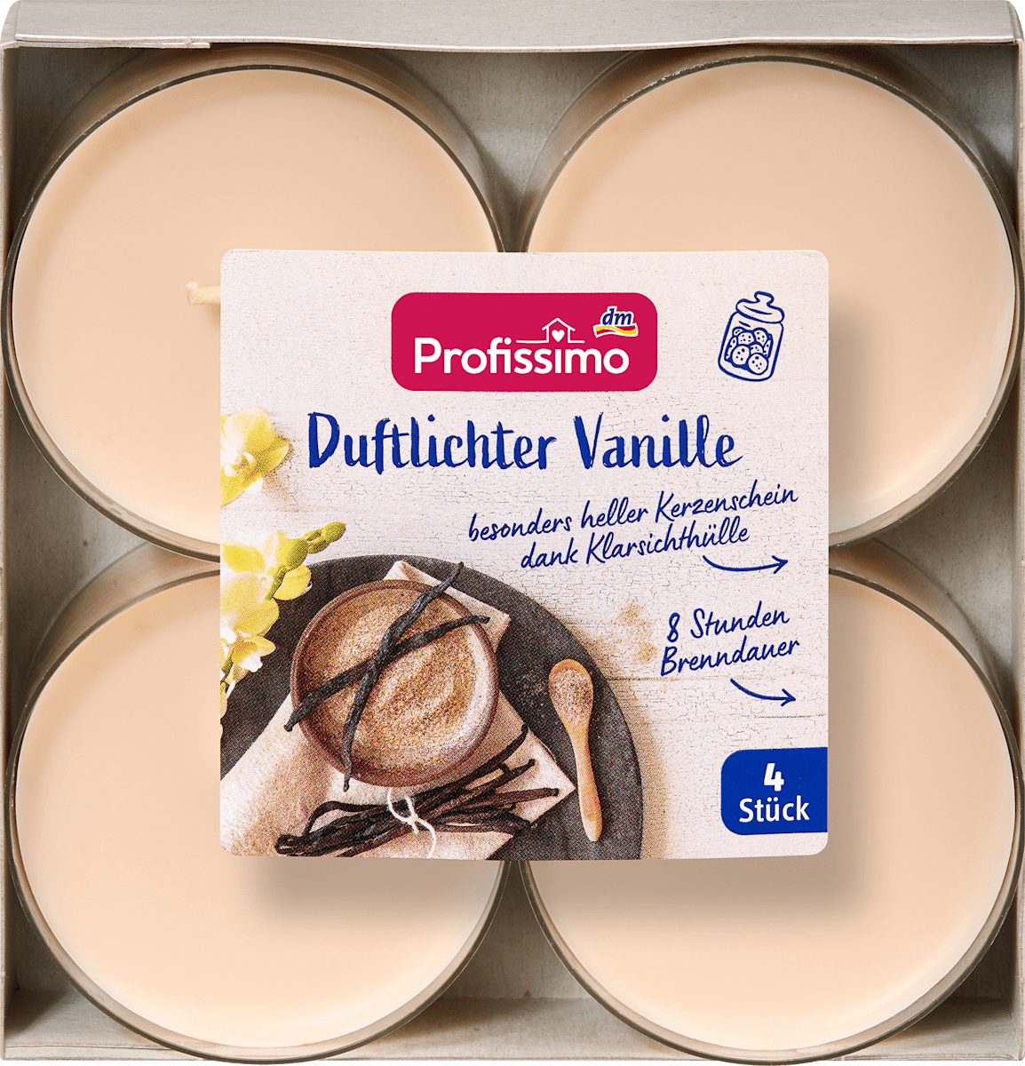 Profissimo Duftlichter Vanille Groß PC, 4 St dauerhaft günstig online ...