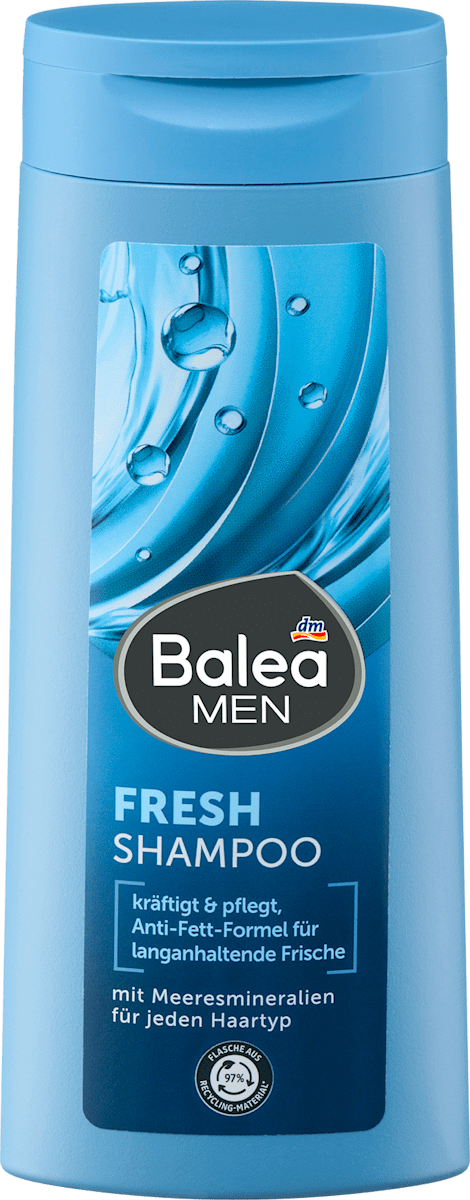 Balea MEN šampon na vlasy Fresh, 300 ml | dm.cz