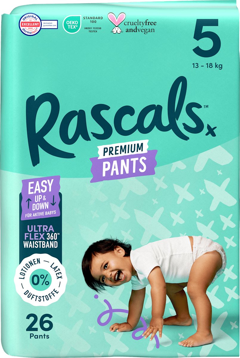 Rascals Baby Pants Premium Gr. 5 (13-18 kg), 26 St | dm.at
