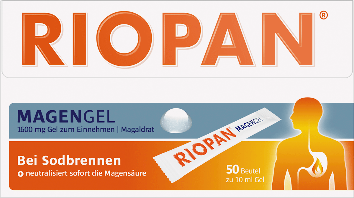 RIOPAN RIOPAN Magen Gel 1600 mg Magaldrat zum Einnehmen Beutel 50 St à ...
