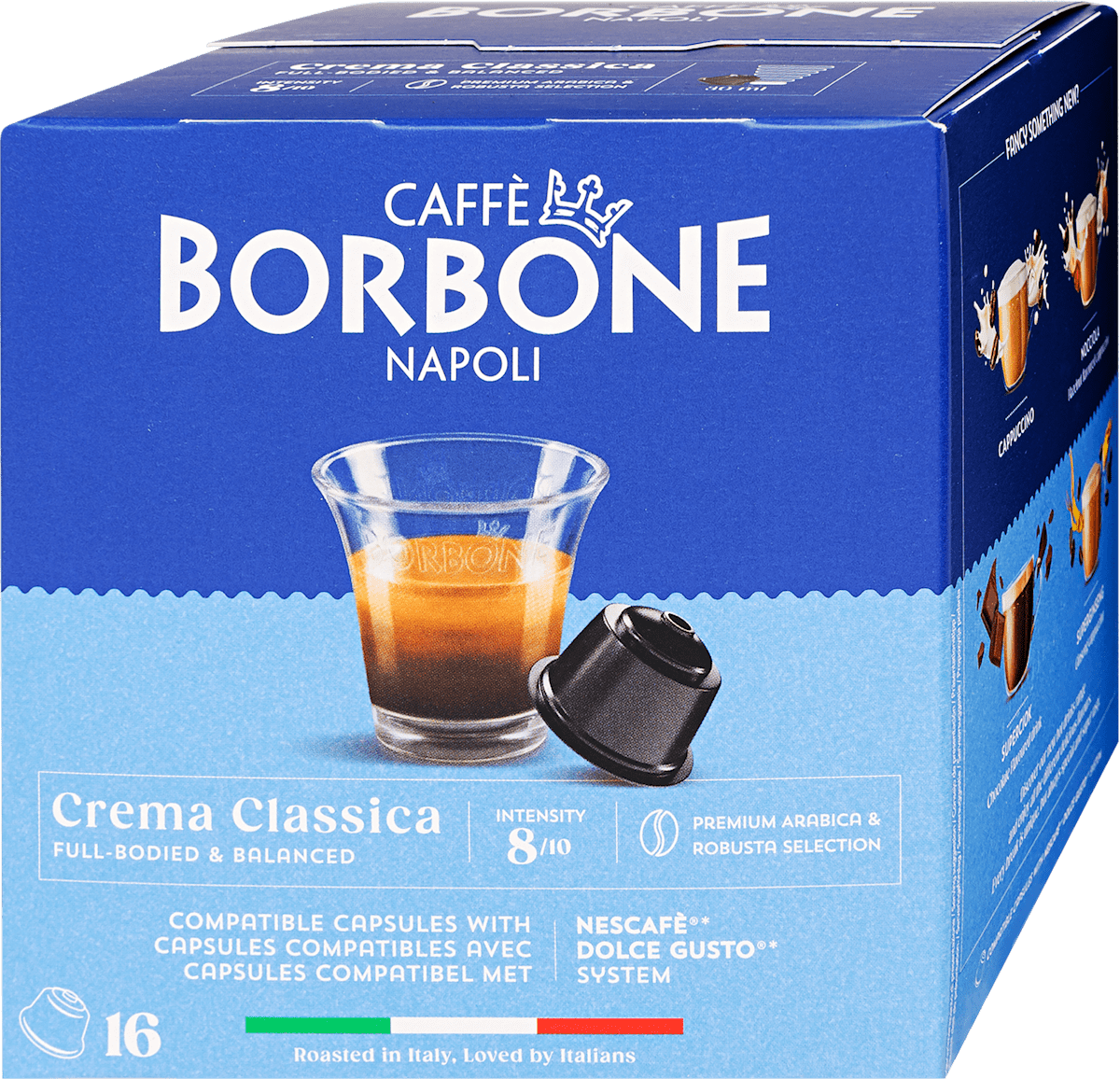 Caffé Borbone Kapszulás kávé Crema Classica, 16 kapszula, 0,112 kg | dm.hu