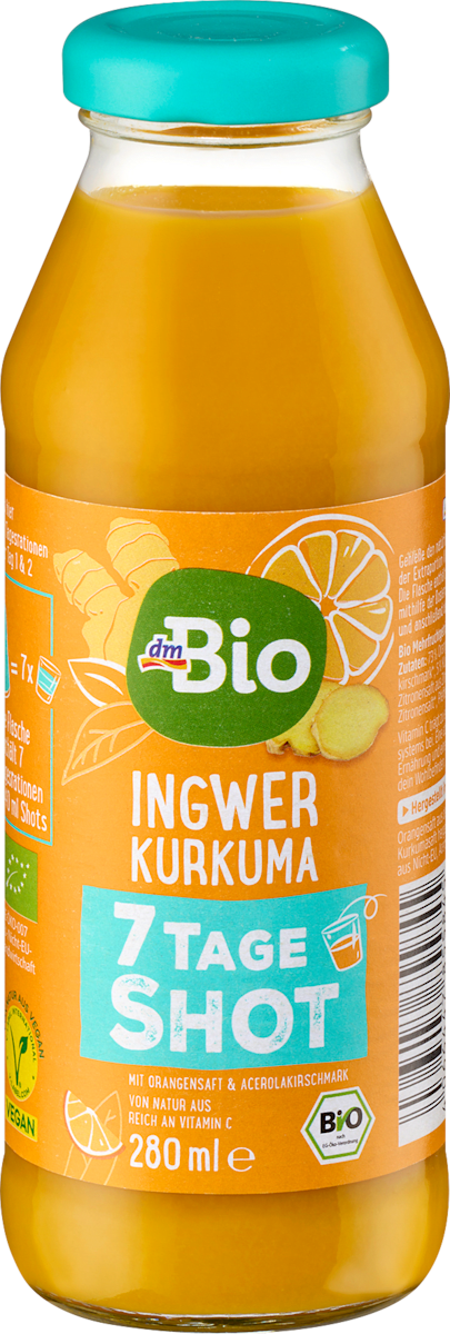 dmBio Ingwer & Kurkuma Shot 7 Tage, 280 ml dauerhaft günstig online ...