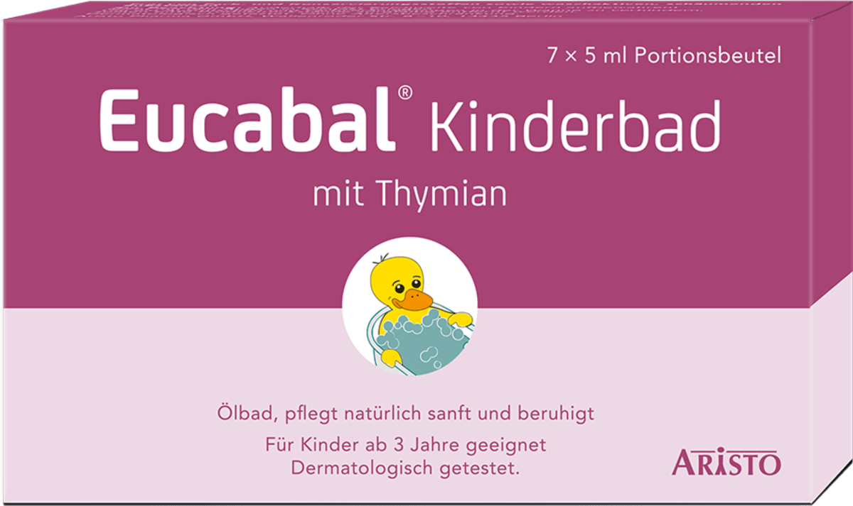 ARISTO Eucabal Kinderbad mit Thymian,Portionsbeutel 7x á 5 ml, 35 ml ...