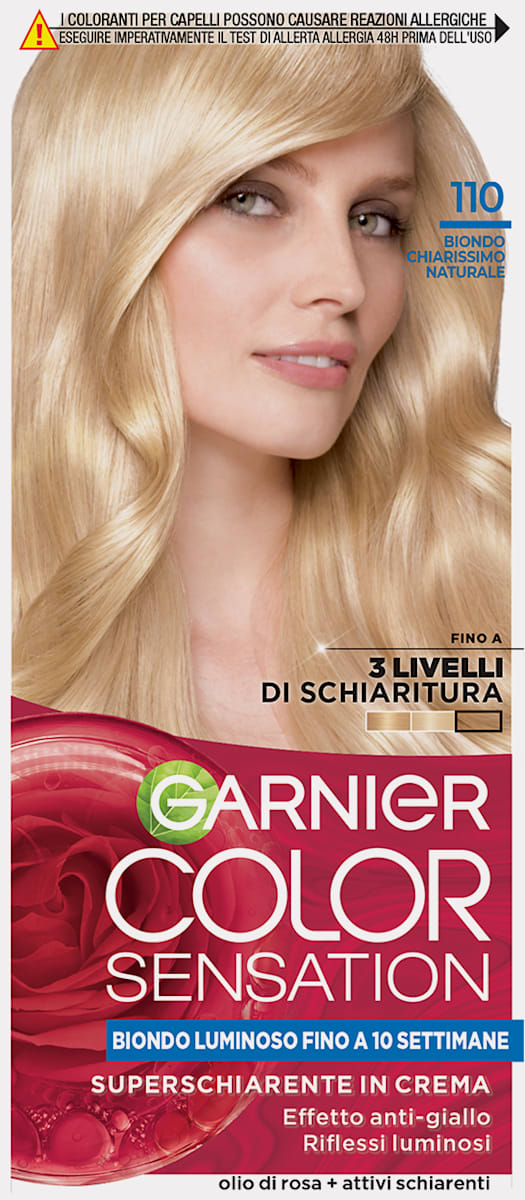GARNIER Color Sensation Colorazione permanente in crema biondo ...