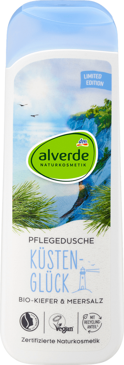 alverde NATURKOSMETIK Gel de duș Fericire pe Coastă, 250 ml | dm.ro