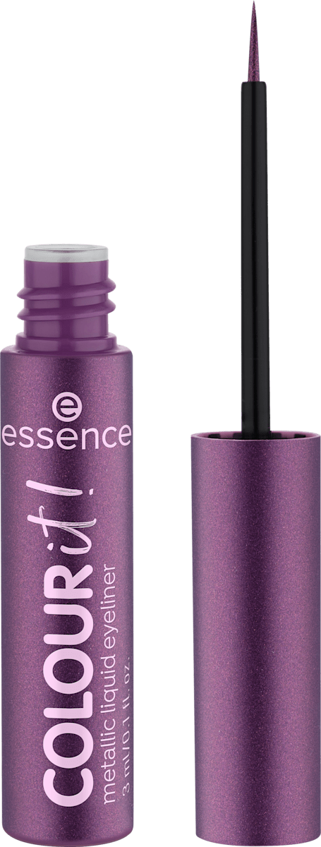 essence Tekutá očná linka Colour It! Metallic - 02 Dark Cherry, 3 ml | mojadm.sk