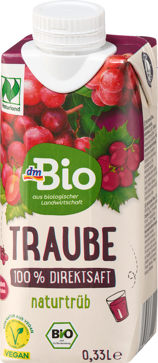 dmBio Direktsaft, Traube naturtrüb, 330 ml dauerhaft günstig online ...