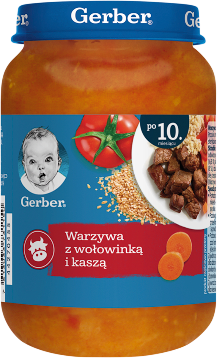 Gerber Obiadek wołowinka po staropolsku z kaszą, 190 g kupuj w zawsze korzystnych cenach | dm