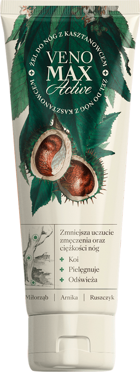 VENOMAX Active Żel do nóg z kasztanowcem i miłorzębem, 200 ml kupuj w ...