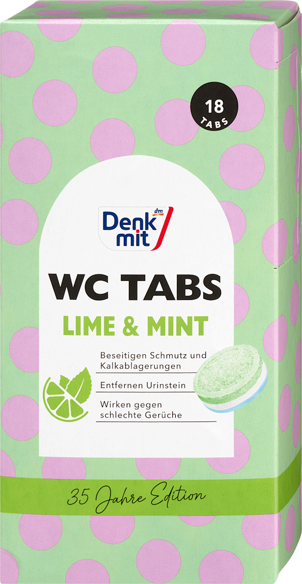 Denkmit WC-tabletta lime és menta illattal, 18 db | dm.hu