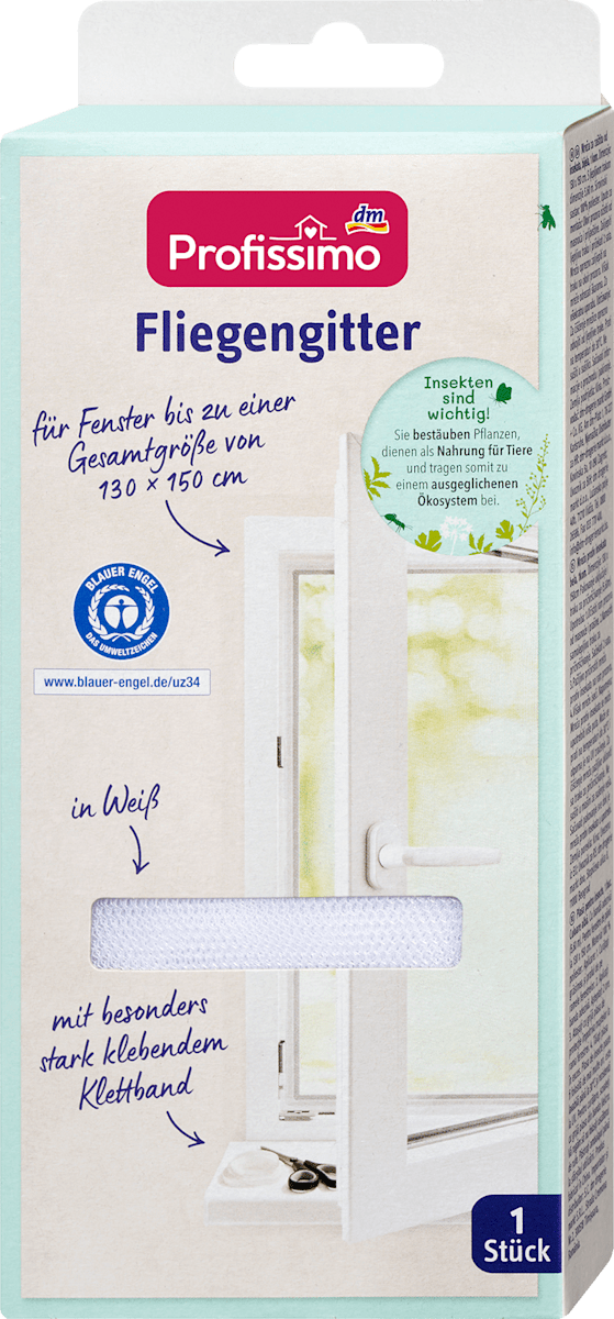 Profissimo Fliegengitter weiß, 1,95 m | dm.at