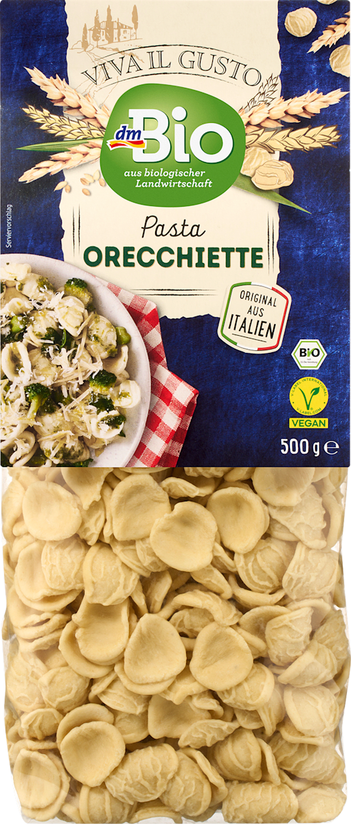 dmBio Bio testenine Orecchiette, 500 g | dm.si