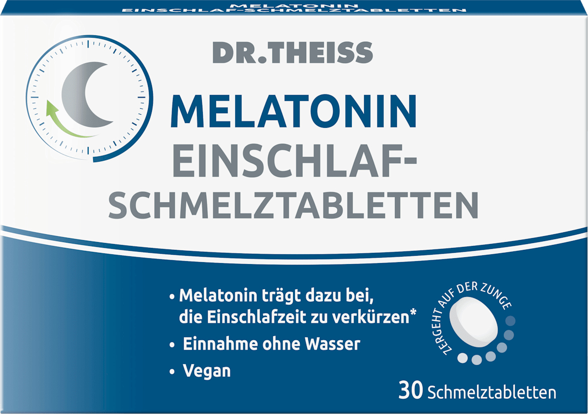 DR.THEISS DR.THEISS Melatonin Einschlaf-Schmelztabletten 30 St, 8 g ...