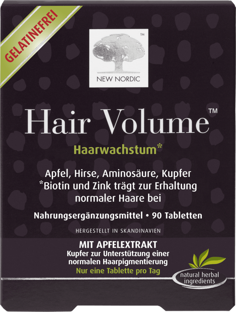 New Nordic NEW NORDIC Hair Volume Tabletten 90 St, 113,4 g dauerhaft ...