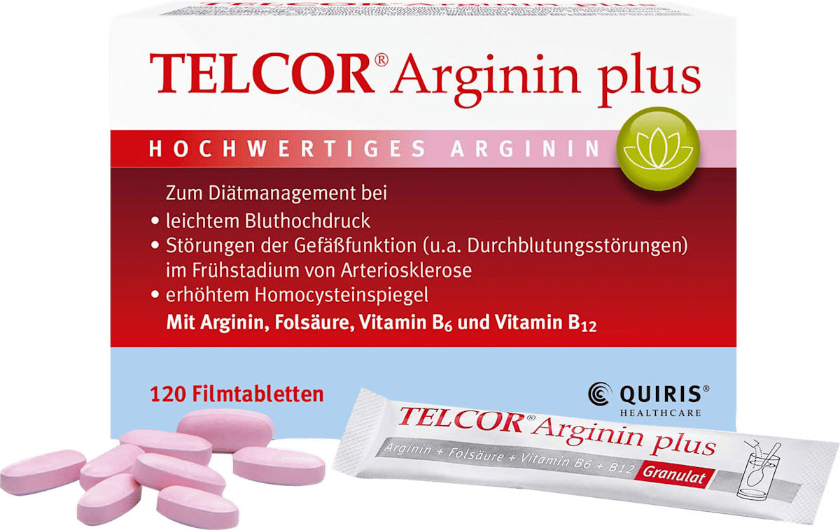 TELCOR Telcor Arginin plus Tabletten 120 St, 110 g dauerhaft günstig ...
