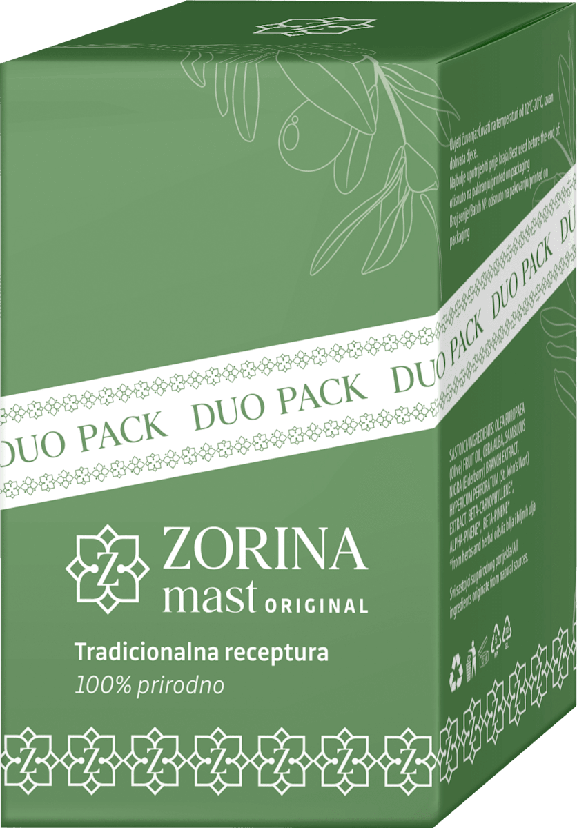 ZORINA mast Original mast – duopack, 2x50 g, 100 g | dm.hr